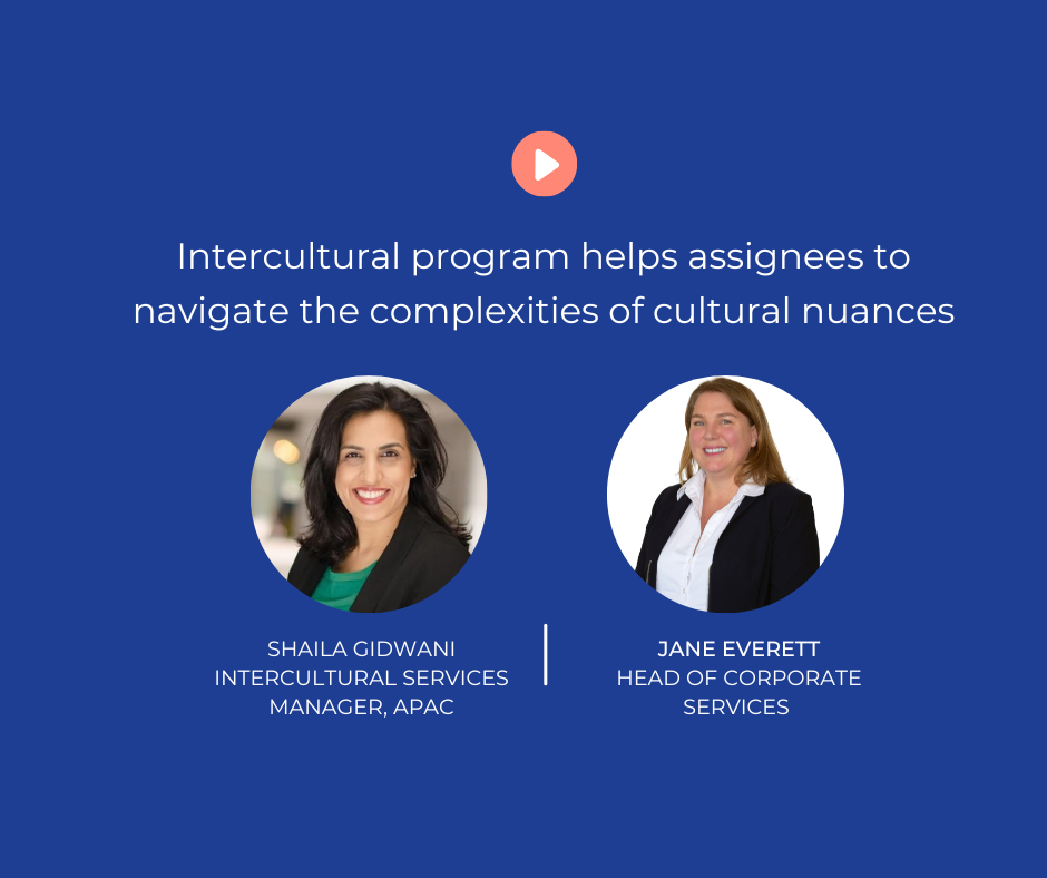 [Video] How intercultural program helps assignees to navigate the ...